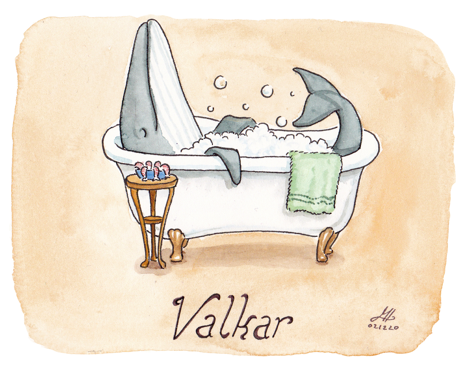 Valkar - illustrerad ordvits - Bokstavligt målat